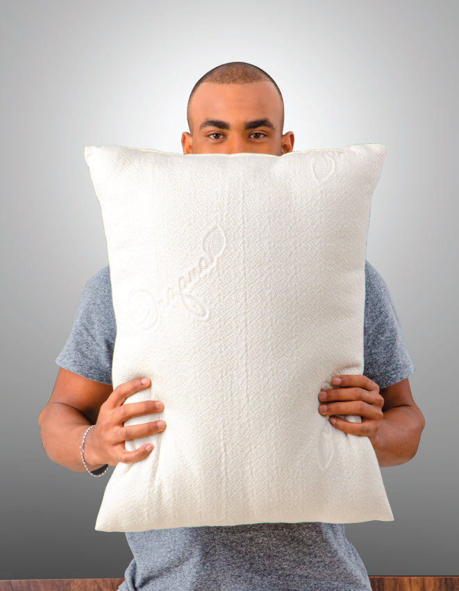 Buy Natural Latex Pillow | Organa Latex Flakes Pillow – Organa USA